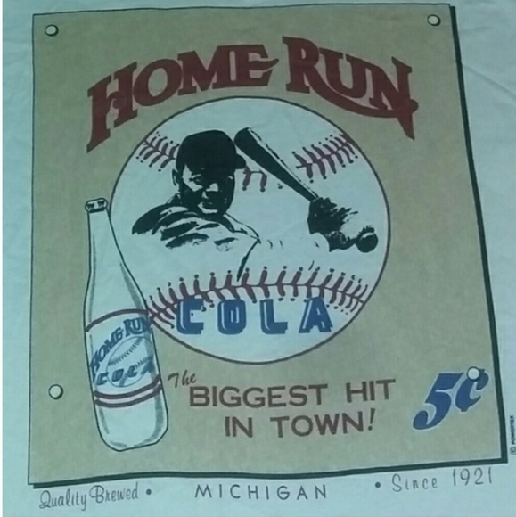 Vintage | Shirts | New 8s Home Run Cola Michigan Shirt Vintage | Poshmark
